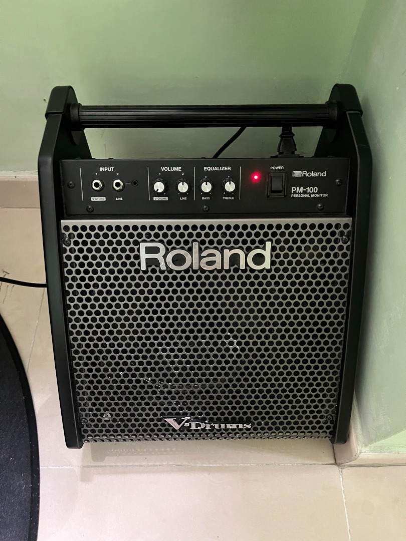 ROLAND PM100 Personal Monitor For V-Drum, 音響器材, 其他音響配件及設備 - Carousell