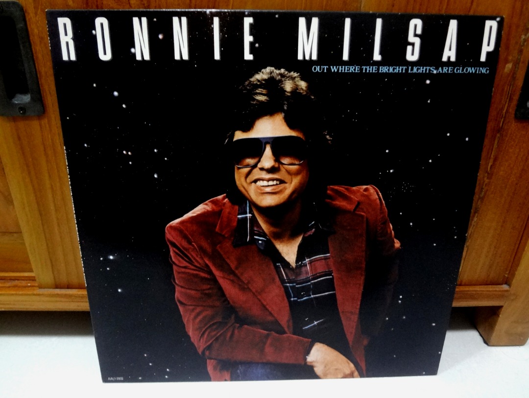 Ronnie Milsap Vinyl LP Record Out Where The Bright Lights Are Glowing ...
