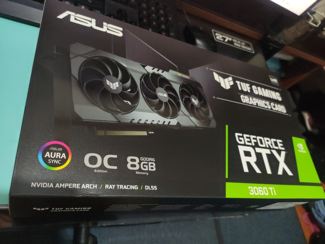 RTX 3060 Ti TUF Gaming GeForce OC Ed, Computers & Tech, Parts ...