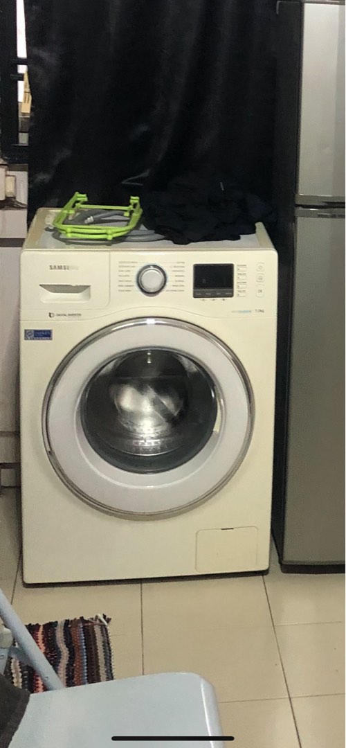 Samsung digital inverter front load , eco bubble 7.5 kgs, TV & Home ...
