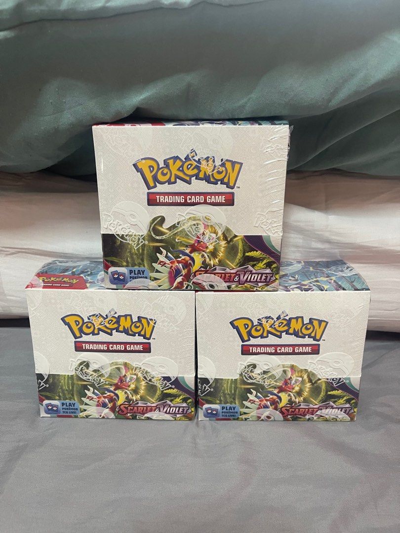 Scarlet & Violet Booster Box Sv01, Hobbies & Toys, Toys & Games on ...