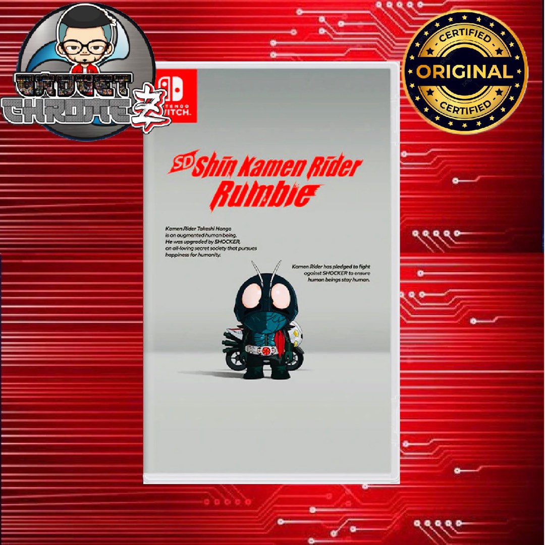 SD Shin Kamen Rider Rumble | Nintendo Switch Game | BRANDNEW, Video ...