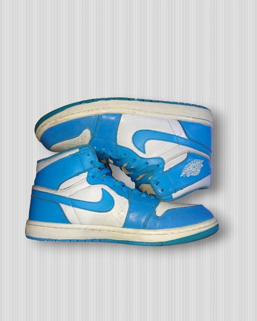 SEPATU NIKE AIR JORDAN 1 HIGH retro UNC BLUE SECOND BRAND ®, Fesyen ...