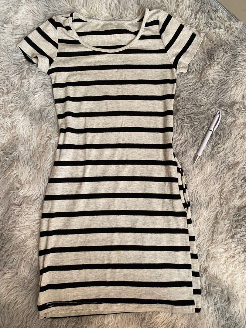 Sexy Stripes Dress Womens Fashion Dresses And Sets Dresses On Carousell