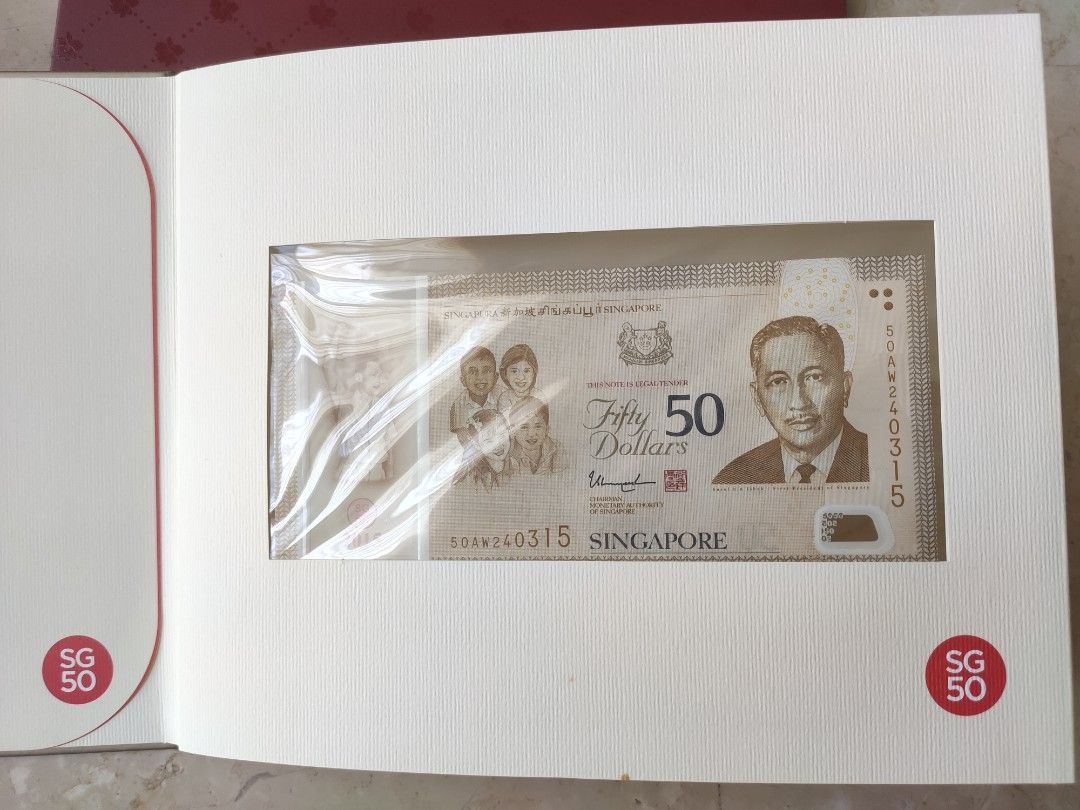 SG50 Commemorative Notes, Hobbies & Toys, Memorabilia & Collectibles ...