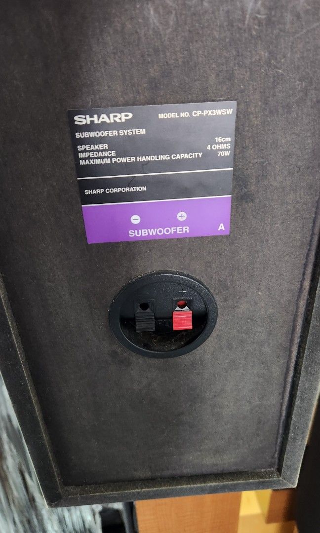 Sharp Home Theater system, Audio, Soundbars, Speakers & Amplifiers on Carousell