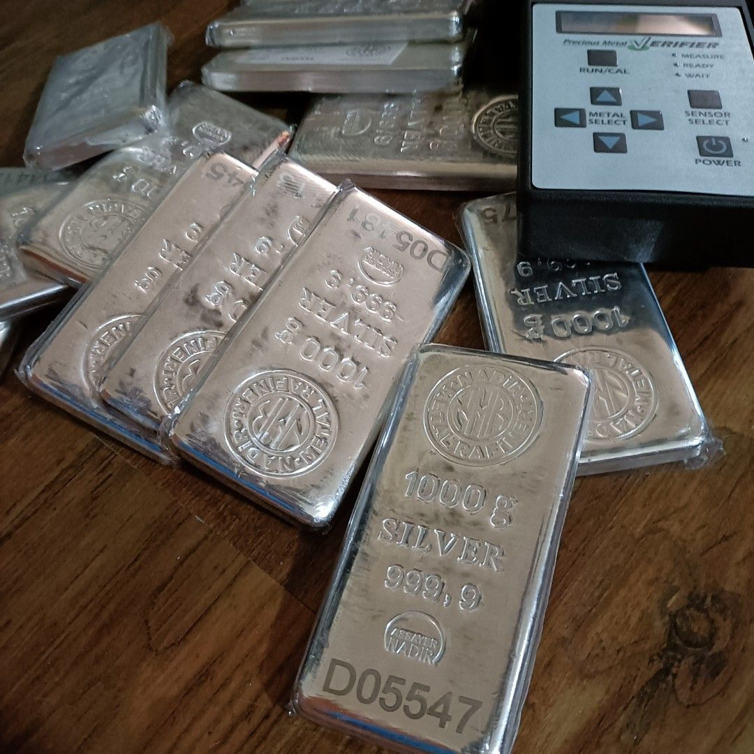 Silver bar 1KG Nadir, Hobbies & Toys, Memorabilia & Collectibles ...