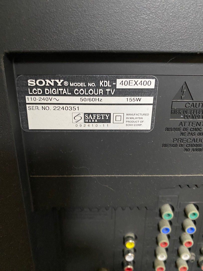 Sony Bravo KDL 40EX400, TV & Home Appliances, TV & Entertainment, TV on ...
