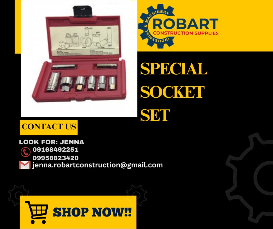 SPECIAL SOCKET SET, Commercial & Industrial, Construction Tools ...