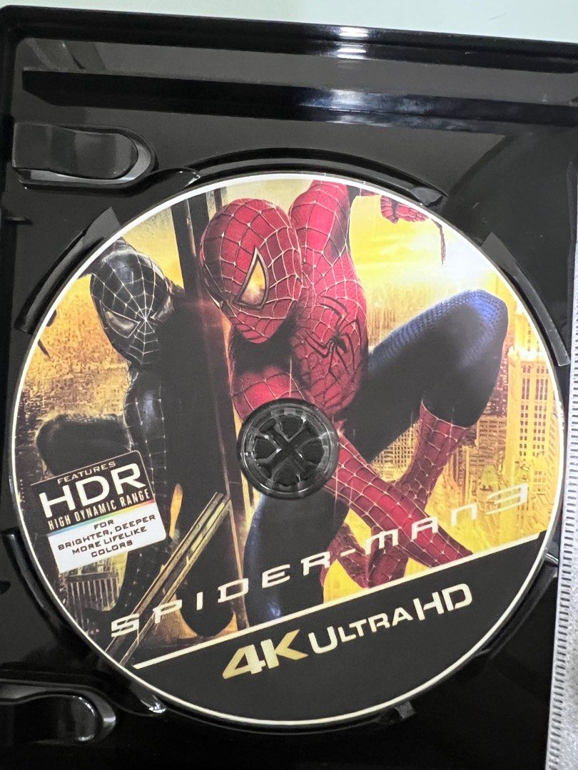 Spider-man 3 蜘蛛俠3 4K 藍光碟 Blu-ray, 興趣及遊戲, 音樂、樂器 & 配件, 音樂與媒體 - CD 及 DVD ...