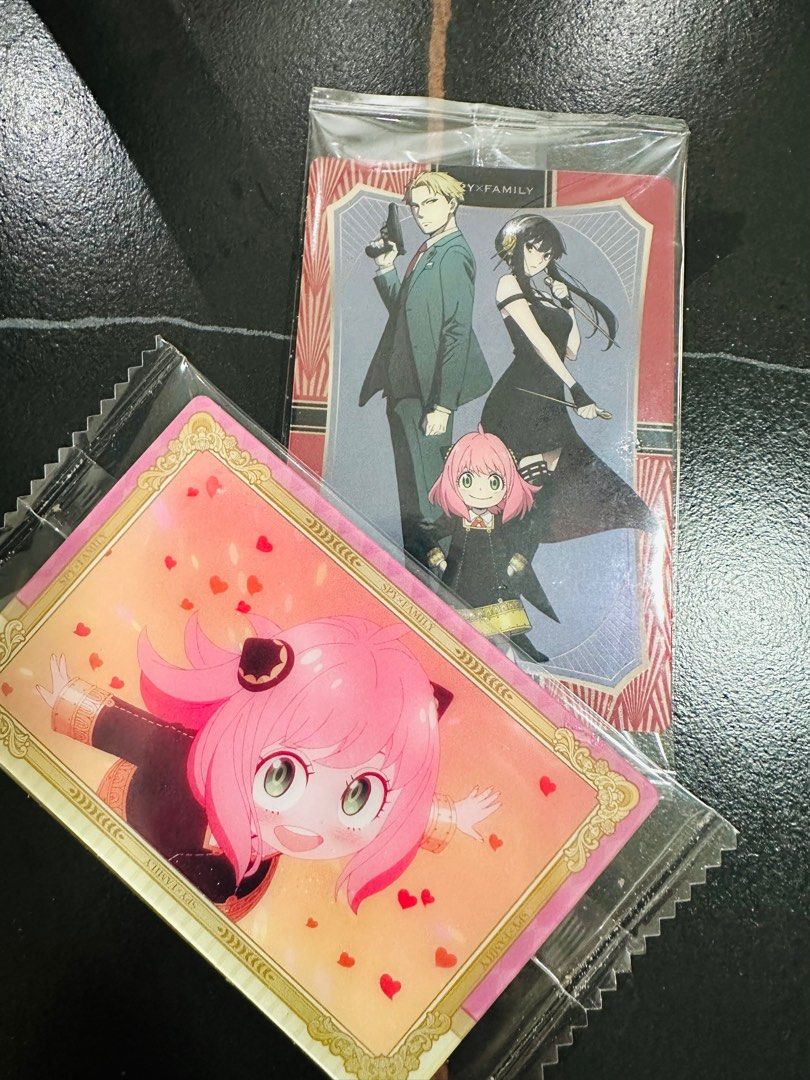 Spy family anime wafer card Anya, Hobbies & Toys, Toys & Games on Carousell