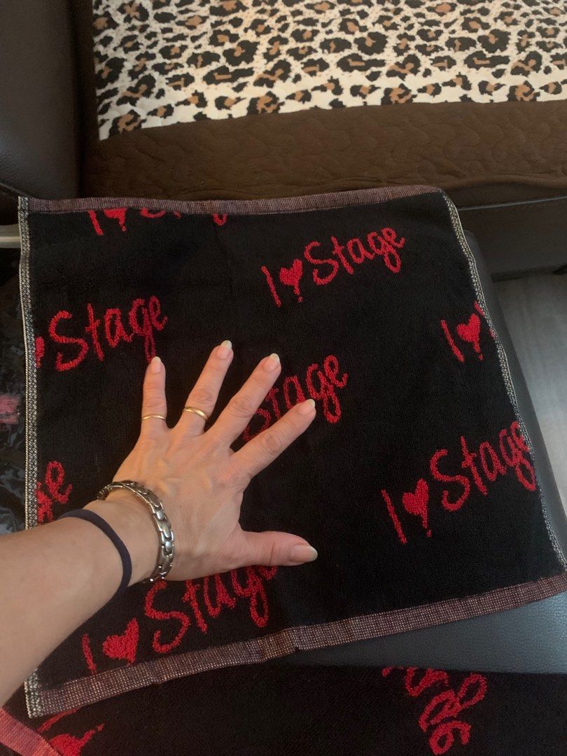 stage branded sport small towel, Furniture & Home Living, Bedding ...