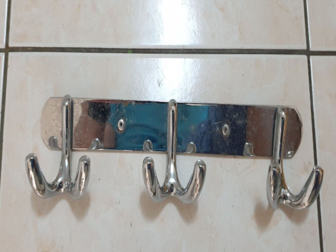 Stainless Steel Door Hanger, Furniture & Home Living, Home Improvement & Organisation, Hooks ...