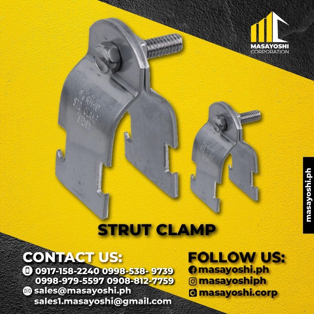 Strut Clamp, Strut Hangers, Conduit Clamps, Strut Straps on Carousell