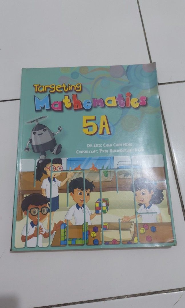 Targeting Mathematics 5A textbook, Buku & Alat Tulis, Buku Pelajaran di Carousell