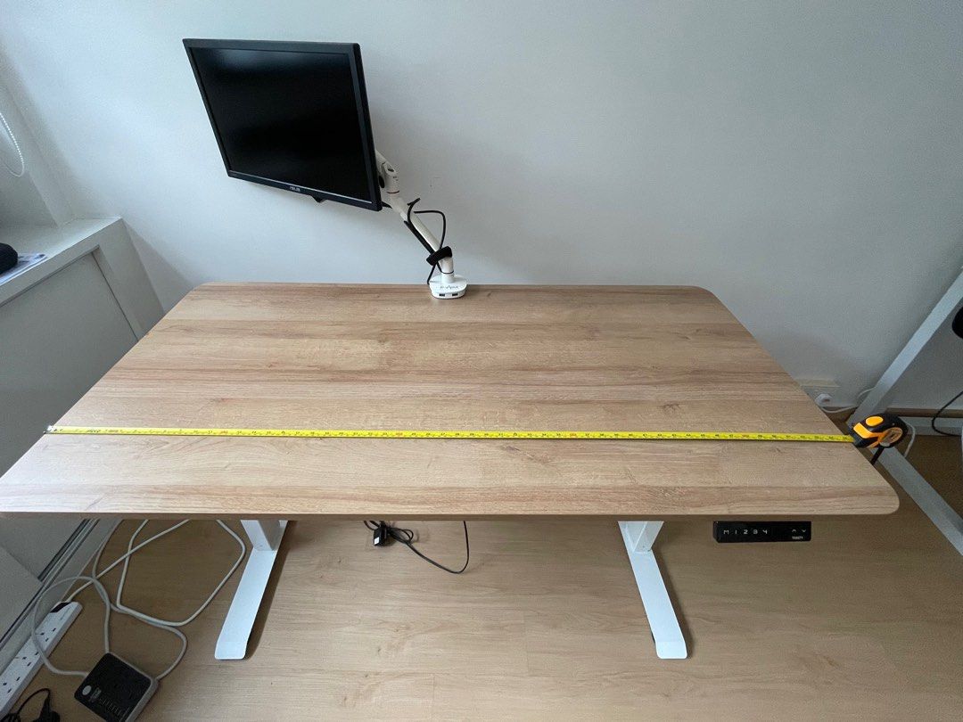 Toasty Ergonomic Motorised Desk Table Office Adjustable Standing Desk ...