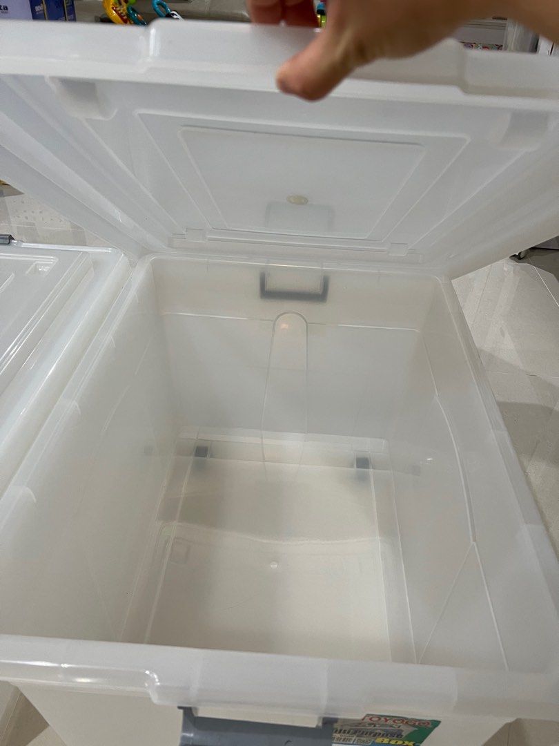 2x Toyogo 90L storage boxes, Furniture & Home Living, Home Improvement & Organisation, Storage ...