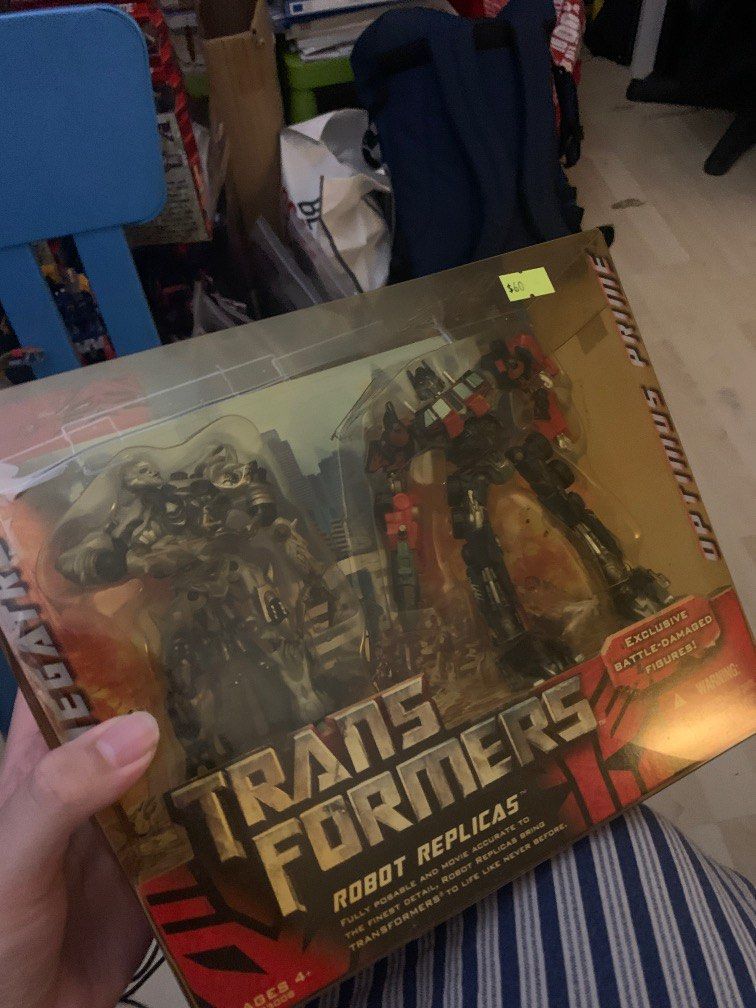 Transformers Robot Replicas Optimus and Megatron 2-Pack, Hobbies & Toys ...