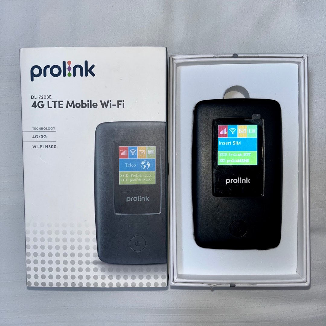 Travel Router - Prolink Prolink DL-7203E 4G LTE Mobile Wi-Fi, Mobile Phones & Gadgets, Other ...