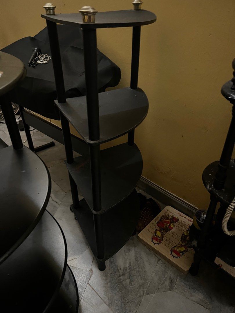 Triangular Shelves 4 Tier, Furniture & Home Living, Furniture, Shelves ...