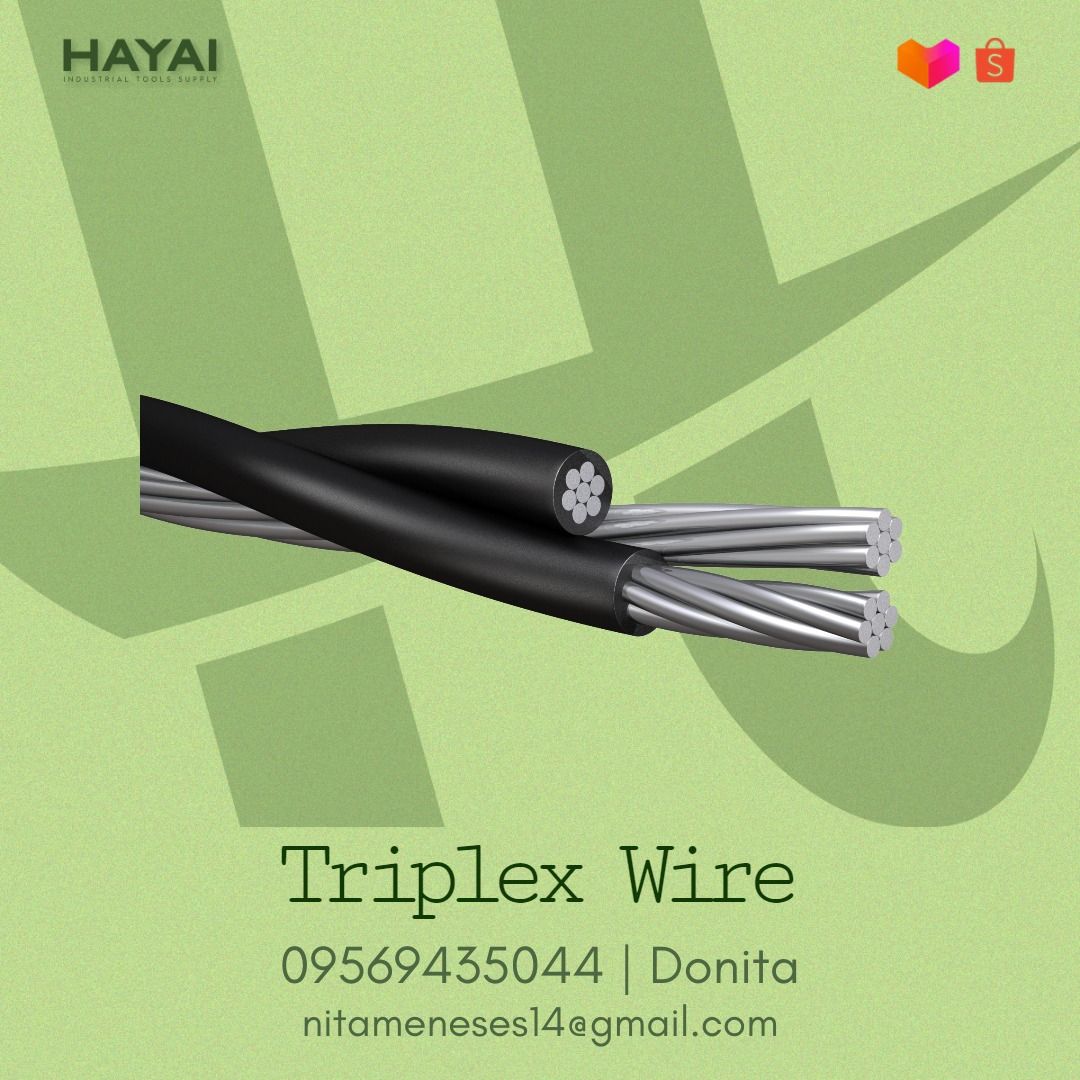 Triplex Wire, Commercial & Industrial, Industrial Equipment on Carousell