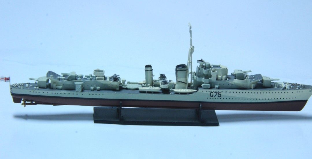 Trumpeter 1/700 HMS Eskimo Destroyer war ship model kit, Hobbies & Toys ...
