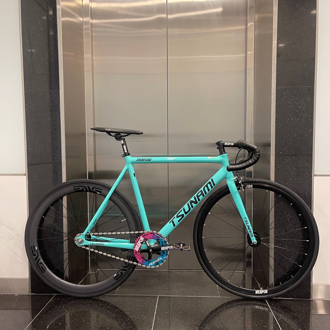 Tsunami fixie bike/brand new/frame set $330/complete bike $659/single ...