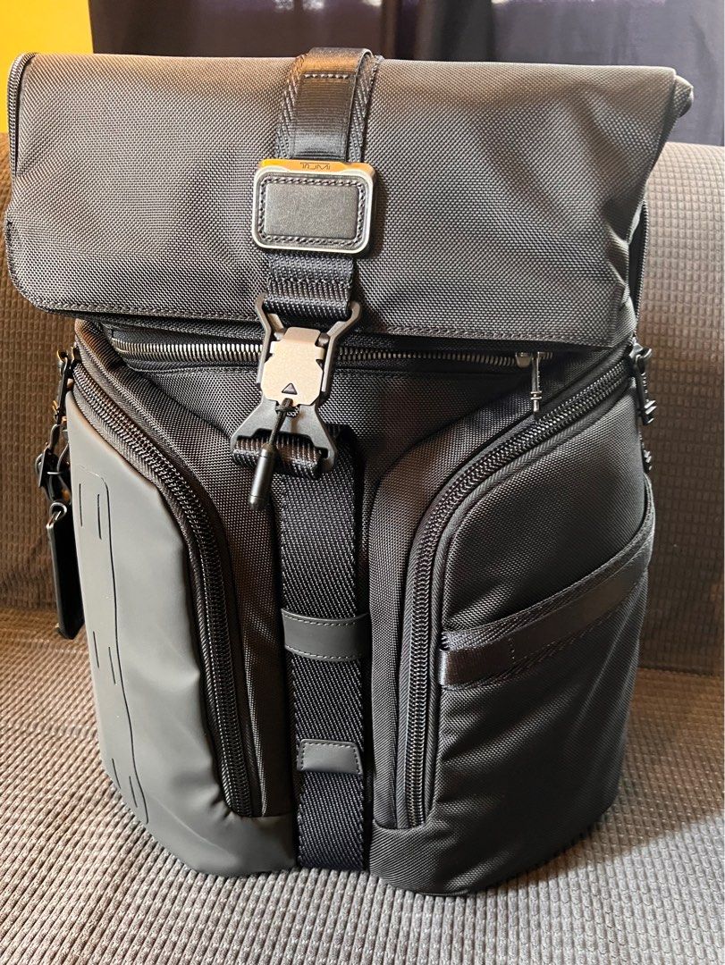 Tumi Logistics Flap Lid Backpack , Luxury, Bags & Wallets on Carousell