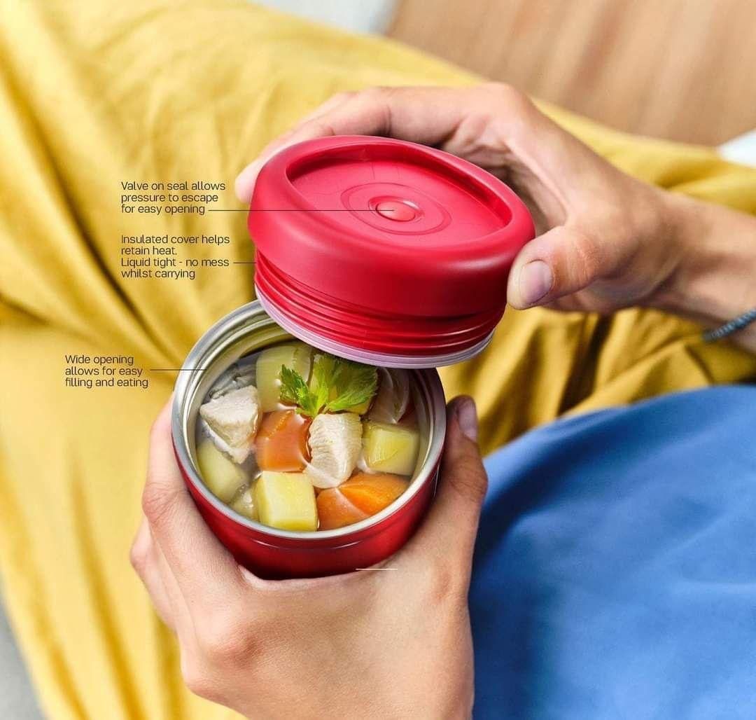 Tupperware Thermal Stack Flask 235ml, Furniture & Home Living ...