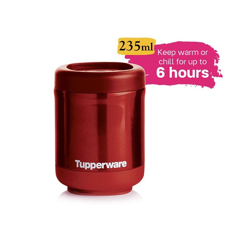 Tupperware Thermal Stack Flask 235ml, Furniture & Home Living ...