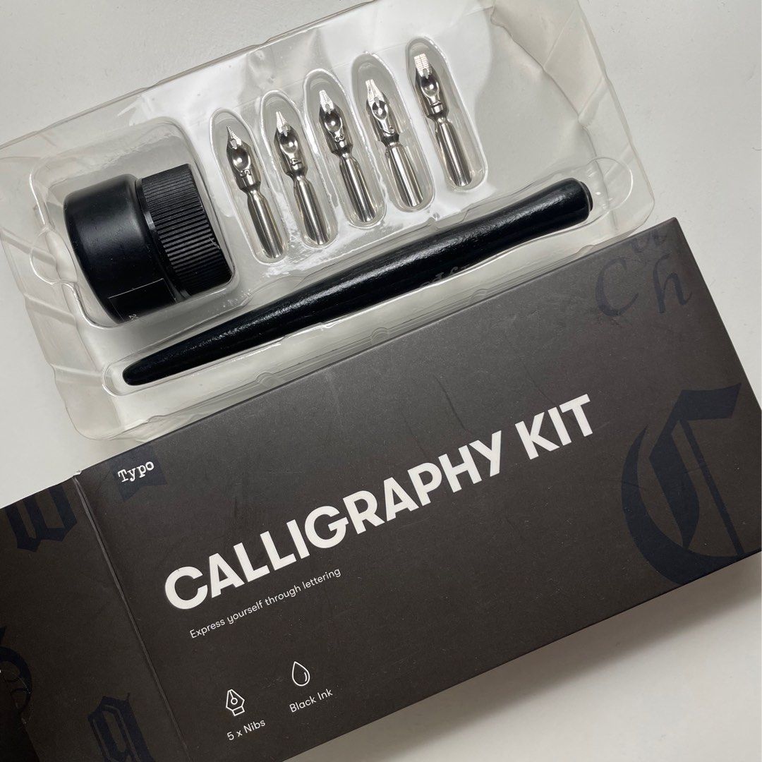Typo Calligraphy Kit, Hobbies & Toys, Stationery & Craft, Art & Prints ...