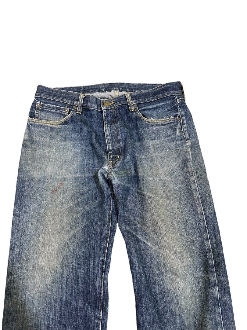 uniqlo ring denim, Men's Fashion, Bottoms, Jeans on Carousell