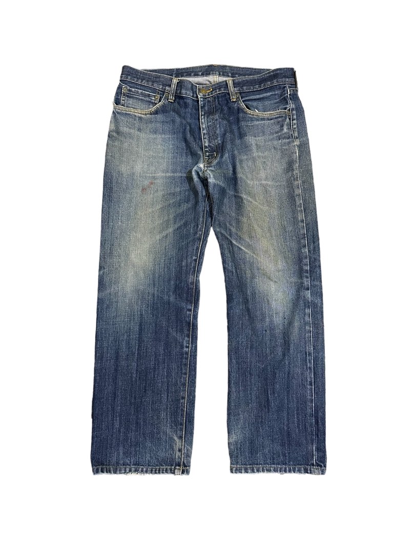 uniqlo ring denim, Men's Fashion, Bottoms, Jeans on Carousell