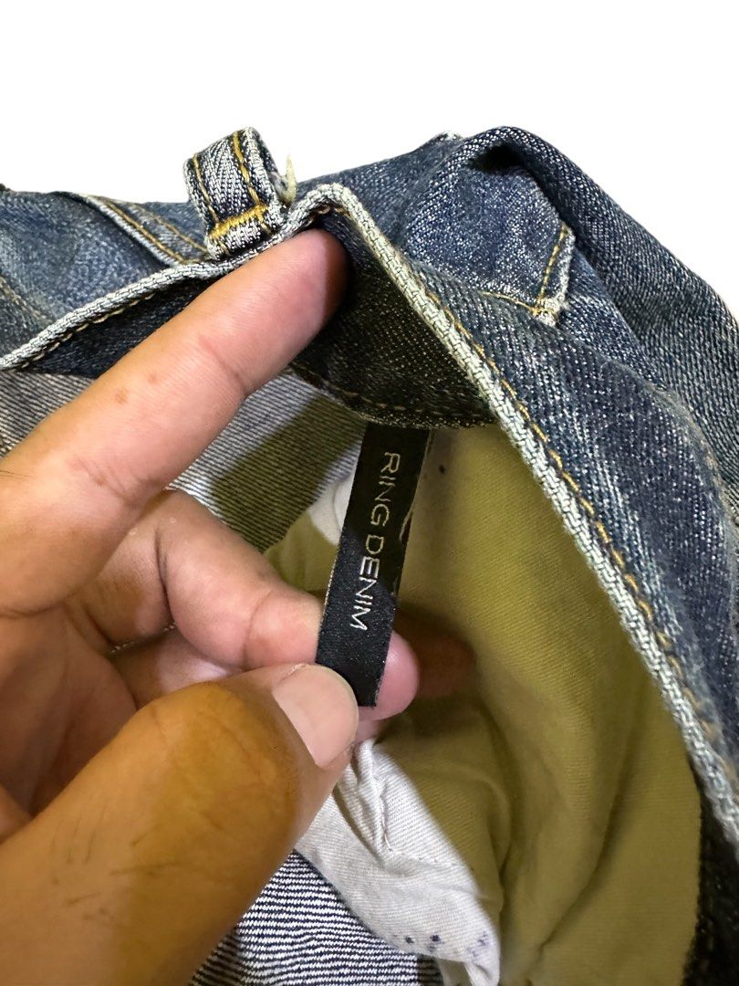 uniqlo ring denim, Men's Fashion, Bottoms, Jeans on Carousell