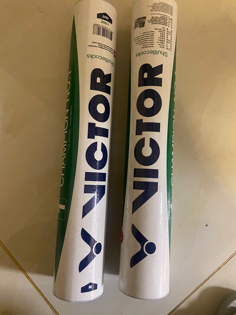 Victor champion no.1 shuttlecock, Sports Equipment, Sports & Games ...