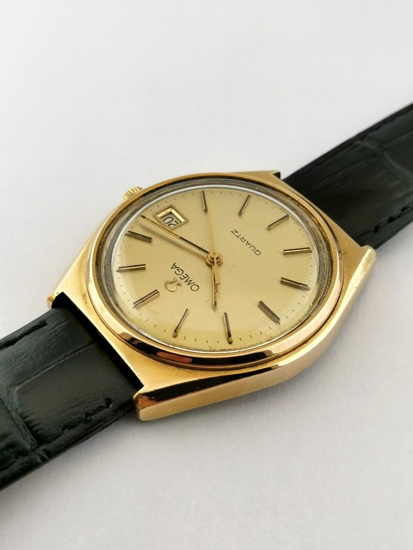 Vintage Omega Quartz GP Watch, Men's Fashion, Watches & Accessories ...
