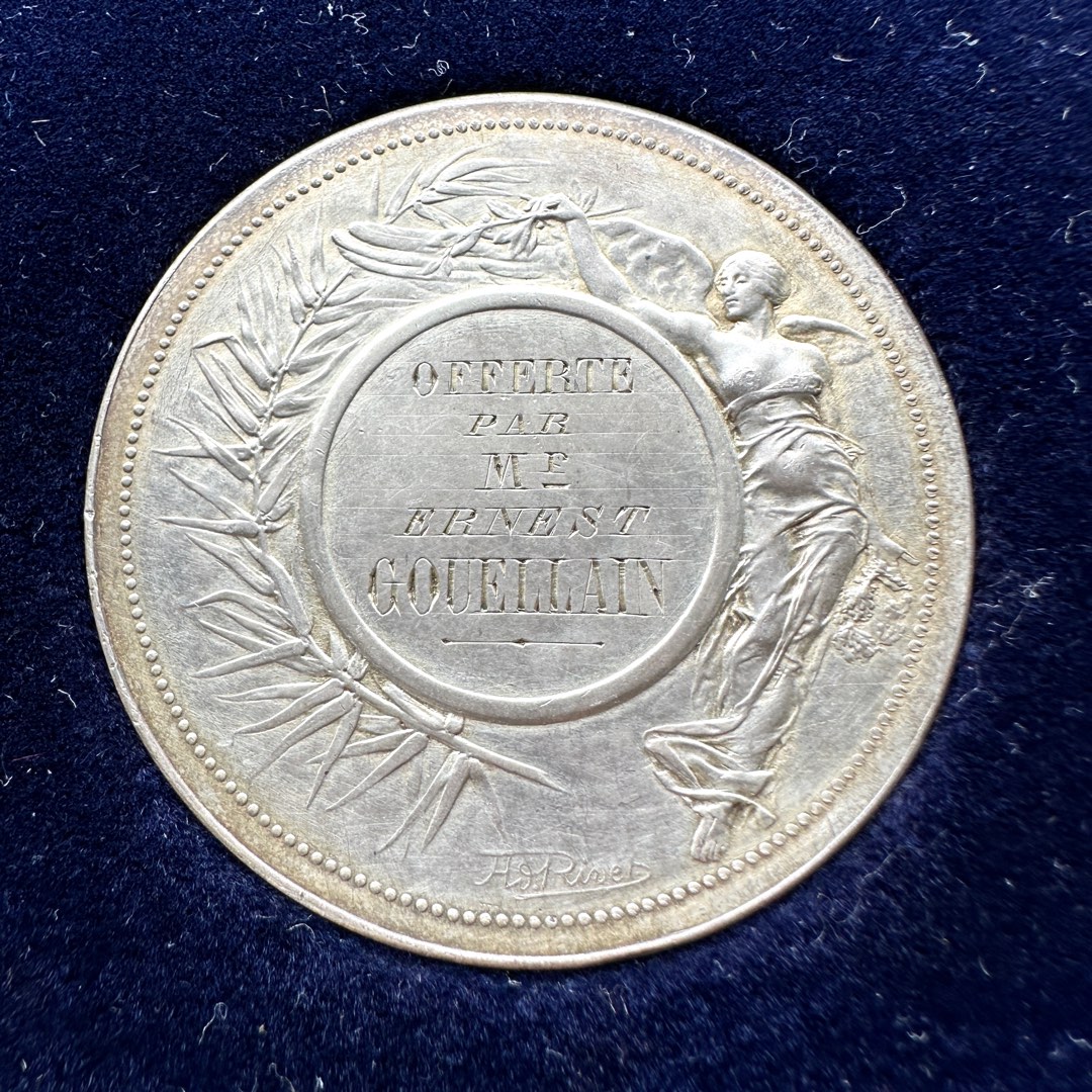 Vintage sterling silver French art round, Hobbies & Toys, Memorabilia ...