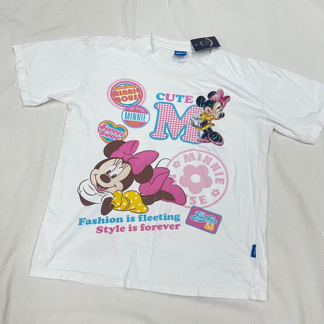 Vintage Y2K Minnie Mouse Tee, Women's Fashion, Tops, Shirts on Carousell