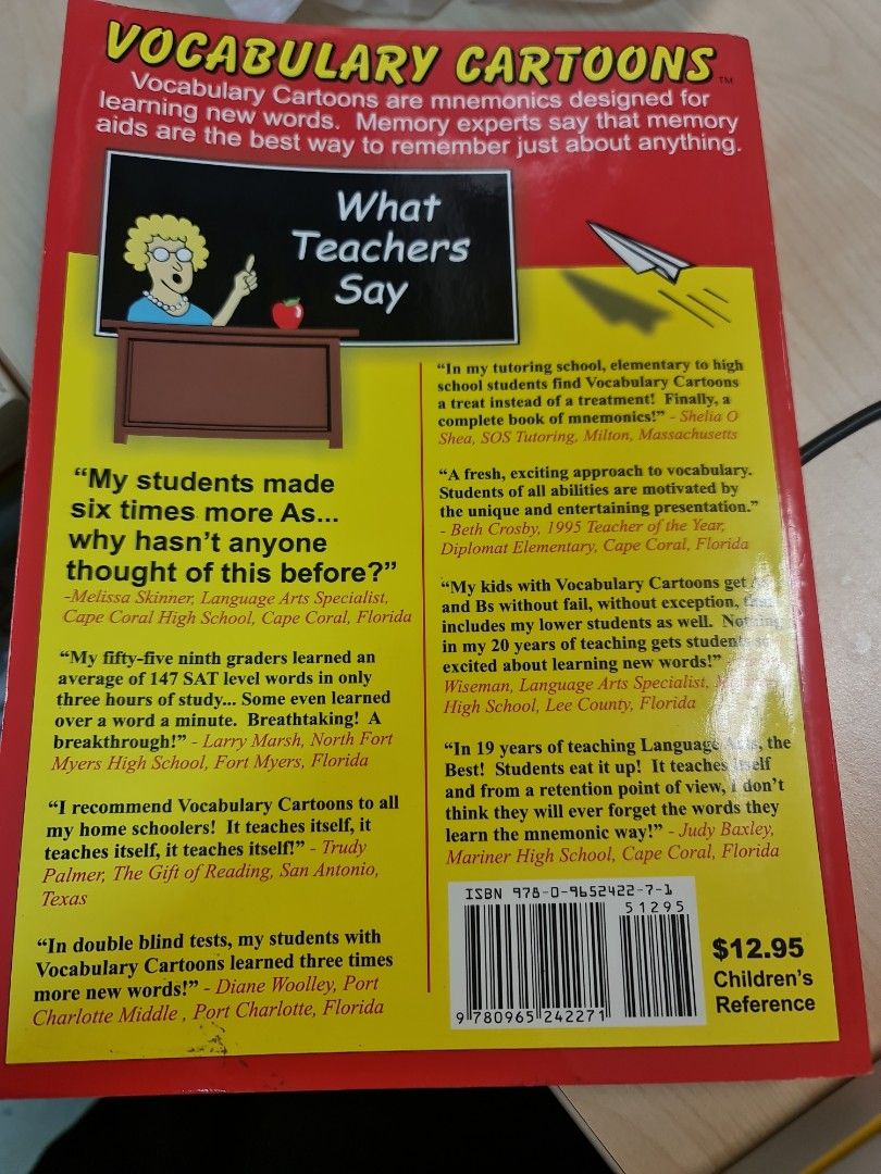 Vocabulary Cartoons, Hobbies & Toys, Books & Magazines, Assessment ...