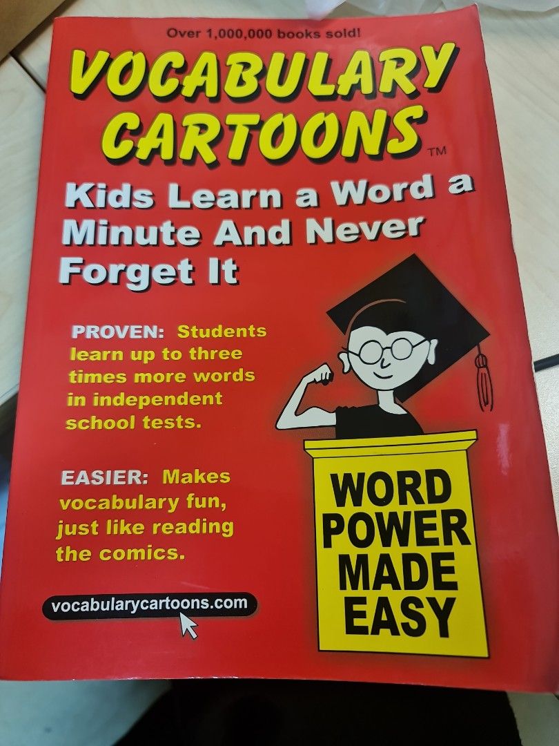 Vocabulary Cartoons, Hobbies & Toys, Books & Magazines, Assessment ...