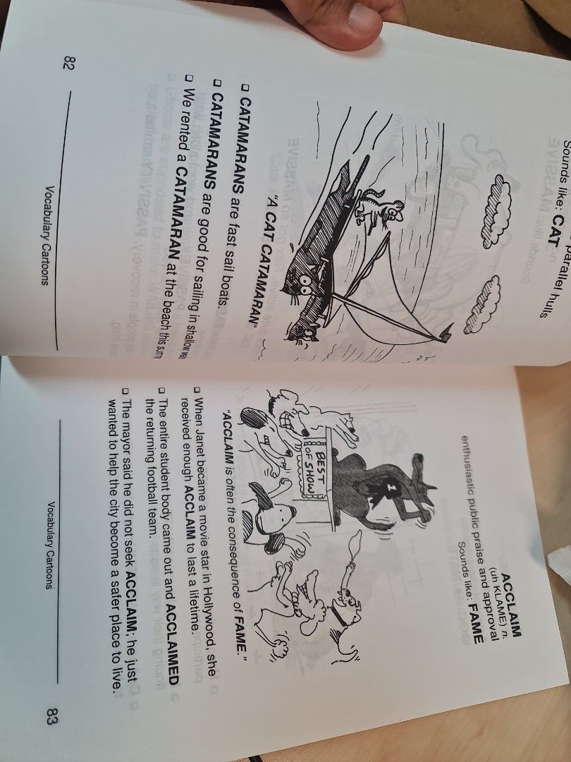 Vocabulary Cartoons, Hobbies & Toys, Books & Magazines, Assessment ...