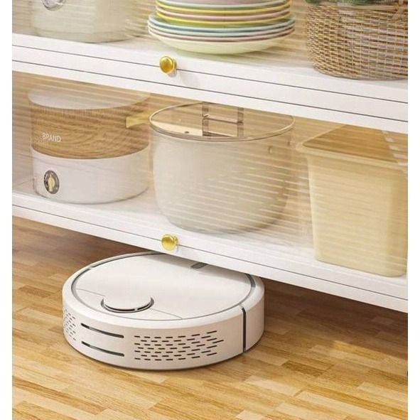 Vonica multi-functional fluted transparent shelf (SELF ASSEMBLY ...