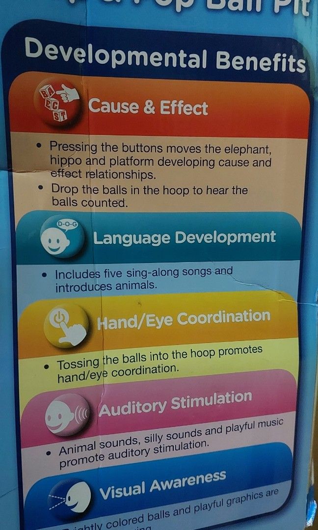 Vtech drop & Pop Ball Pit Play Pen, Babies & Kids, Infant Playtime on ...