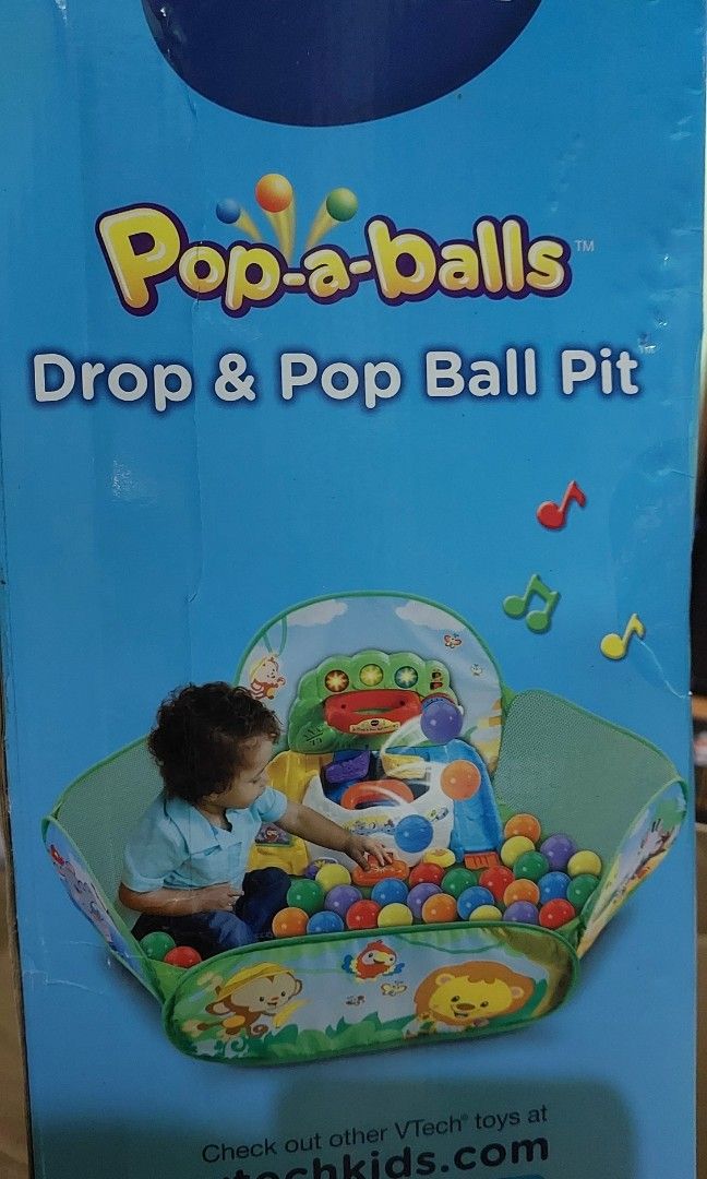 Vtech drop & Pop Ball Pit Play Pen, Babies & Kids, Infant Playtime on ...