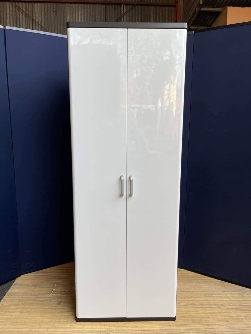 Wardrobe 24”L x 22”W x 65”H Duco finish doors In good condition ...