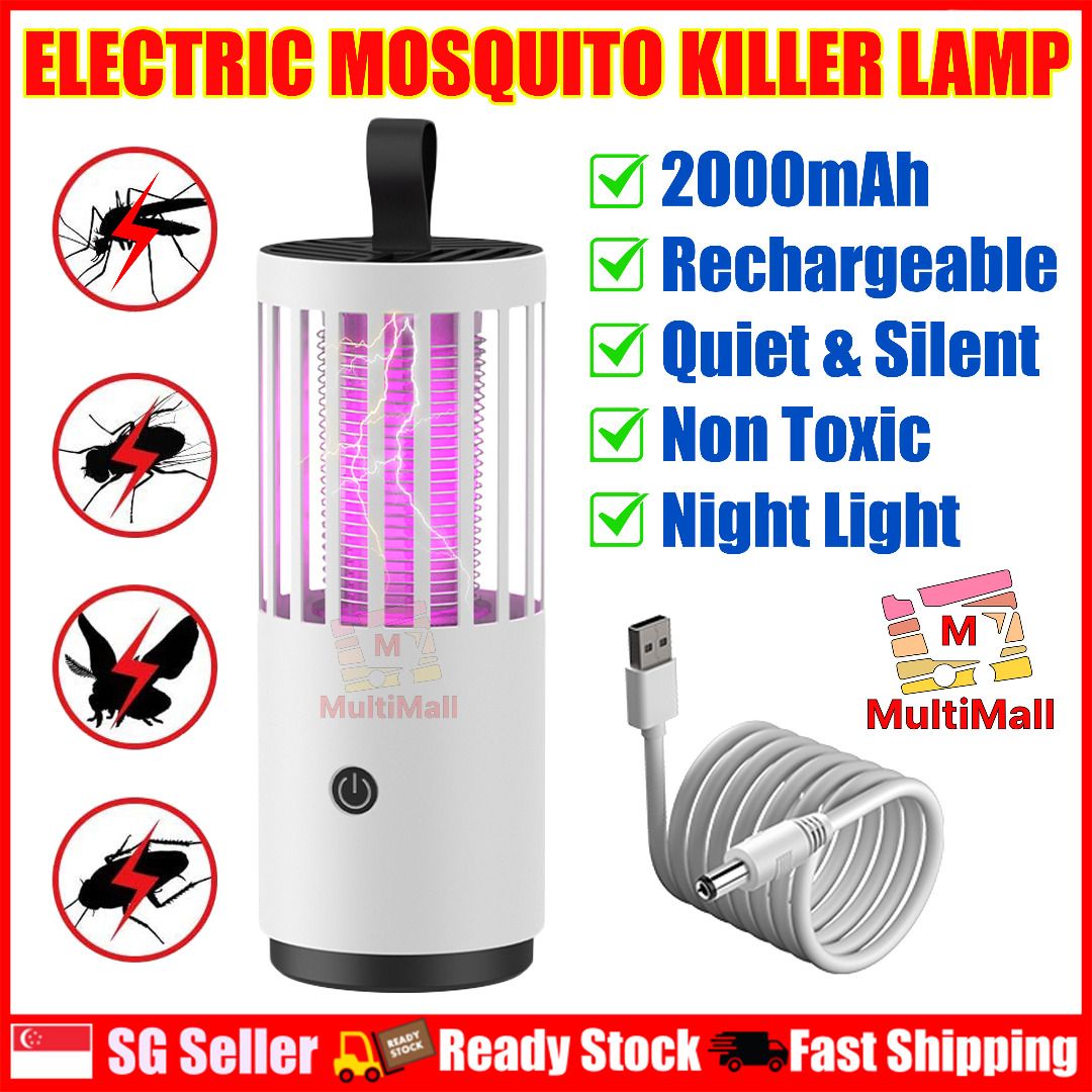 White Electronic Mosquito Killer Lamp - 3rd Gen | Mosquito Killer Lampl ...