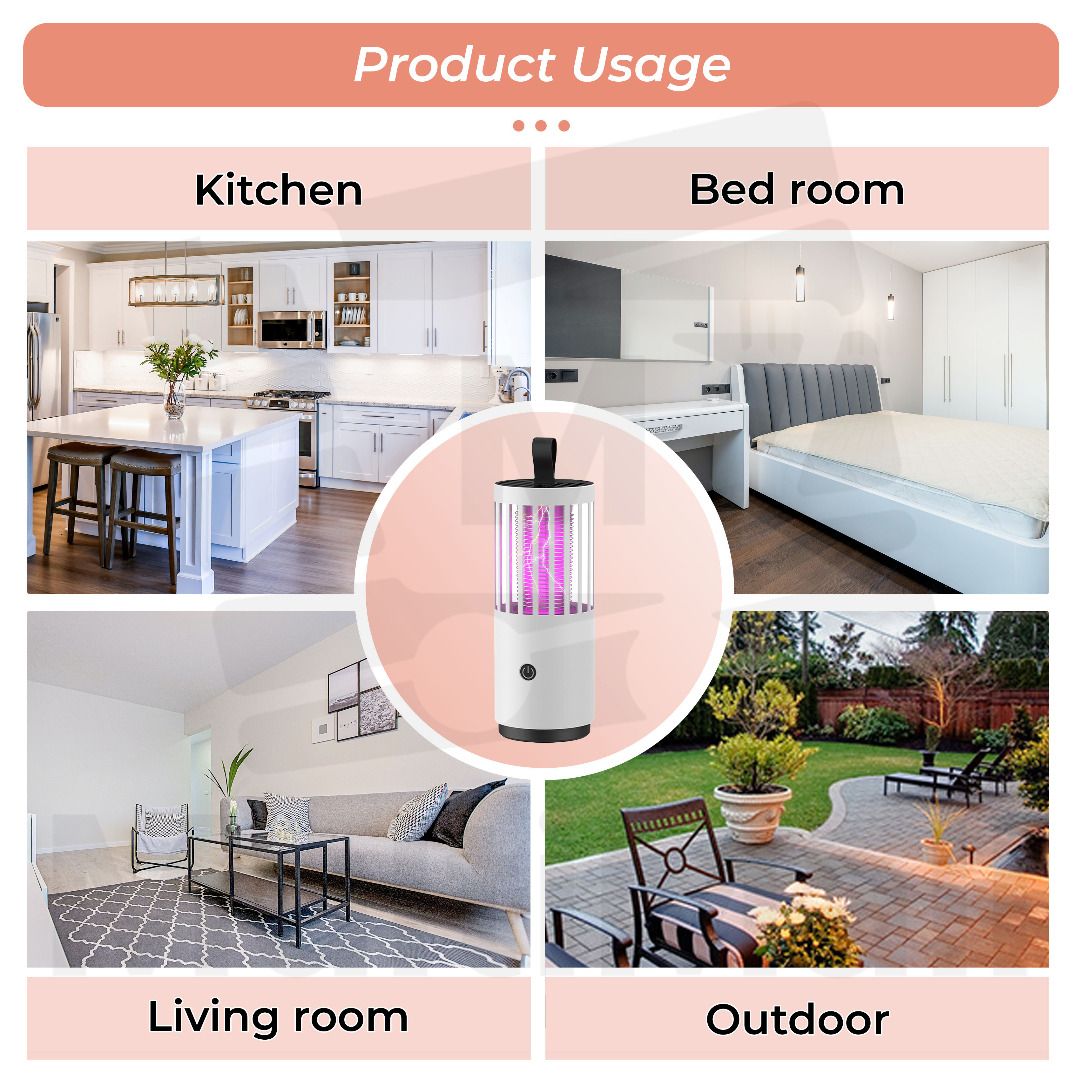 White Electronic Mosquito Killer Lamp - 3rd Gen | Mosquito Killer Lampl ...