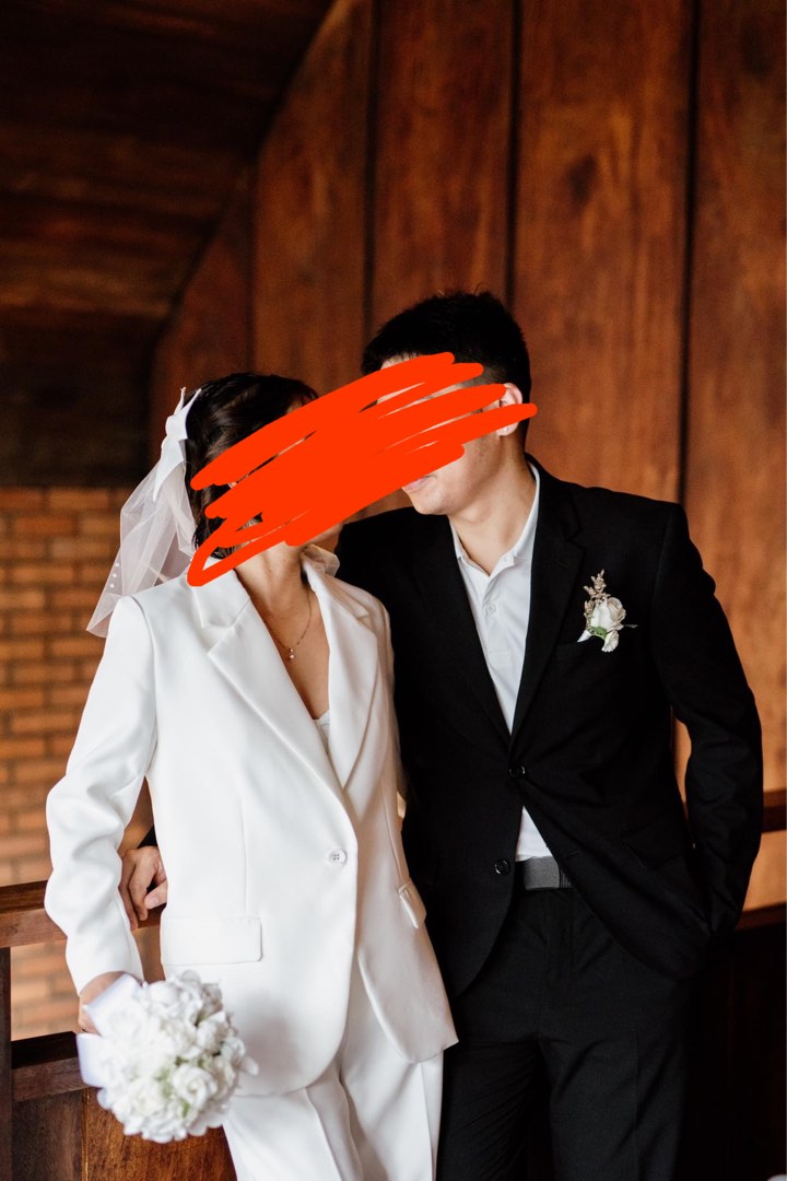 White Women Suit (in set) on Carousell