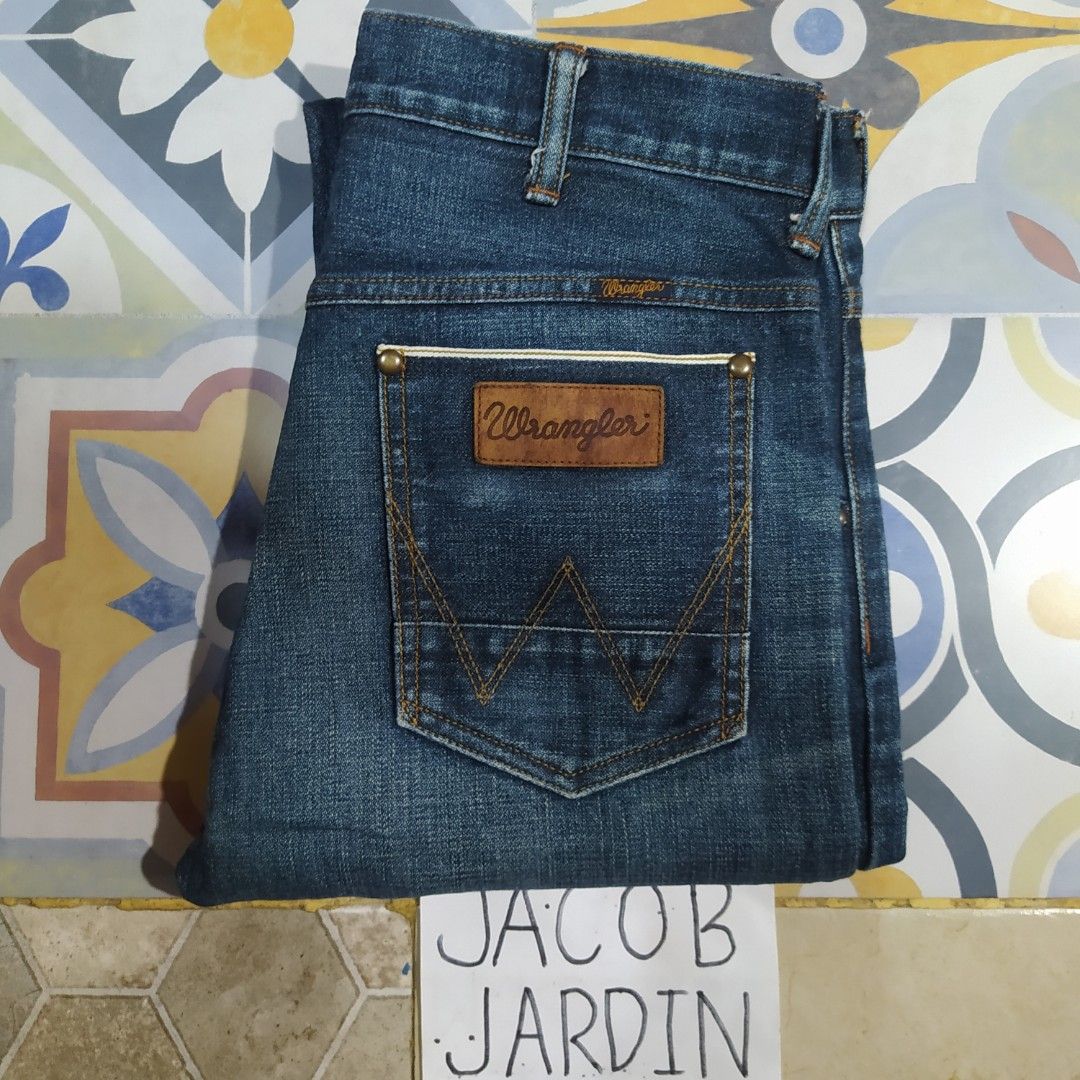 WRANGLER BEN RAW SELVEDGE DENIM JEANS, Men's Fashion, Bottoms, Jeans on ...