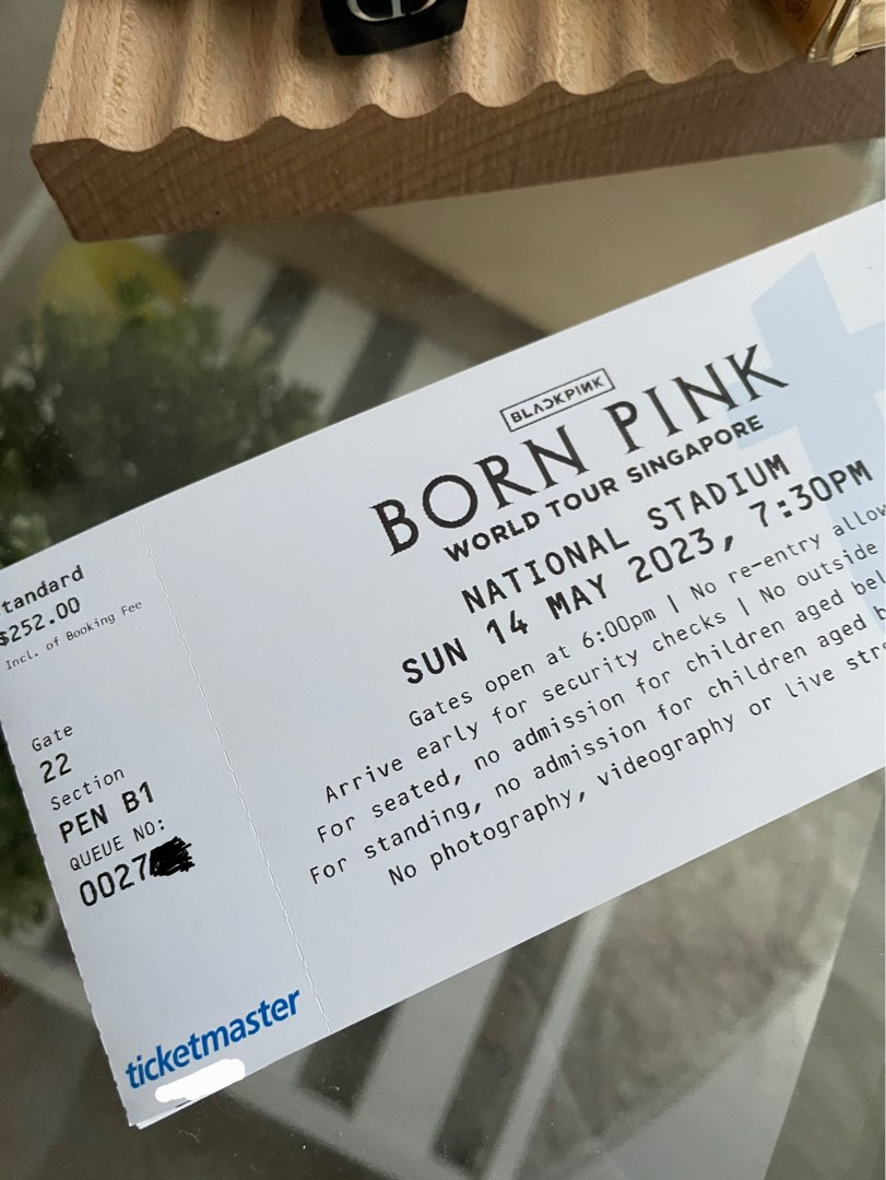[WTS] 2 x Blackpink Concert Born Pink World Tour Singapore CAT 3, Tickets & Vouchers, Event ...